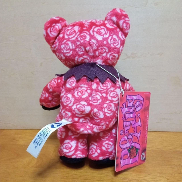 GRATEFUL DEAD BEAR Rose Pattern Plush Toy £27.84 - PicClick UK