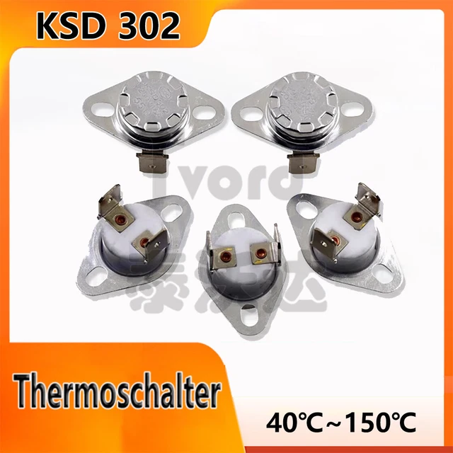 THERMOSCHALTER KSD302 TEMPERATURSCHALTER Öffner Schliesser ...