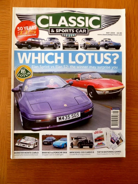 MAY 2005 - CLASSIC & SPORTS CAR MAGAZINE - Which Lotus? £7.01 - PicClick UK