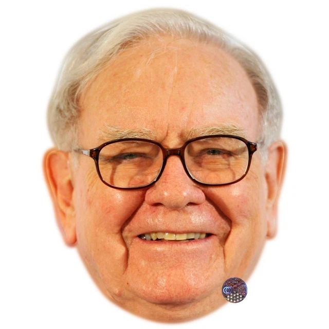 WARREN BUFFETT BIG Head. Larger than life mask. £24.97 - PicClick UK