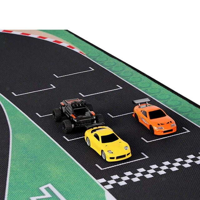 1/76 RC CAR Race Track Mat Easy to Clean Spare Parts Rubber for C64 C65 ...