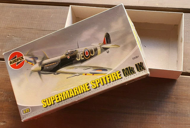 AIRFIX 1/72 SCALE Supermarine Spitfire Mk IX EMPTY Model Box £6.18 ...