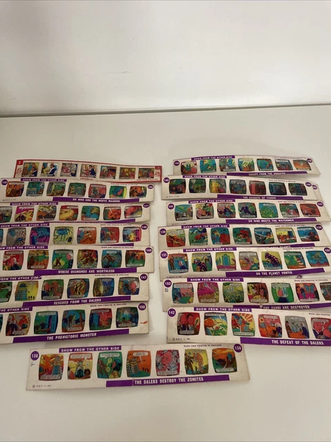 15 X VINTAGE 1960s CHAD VALLEY DOCTOR WHO PROJECTOR SLIDES NOS. 138 ...