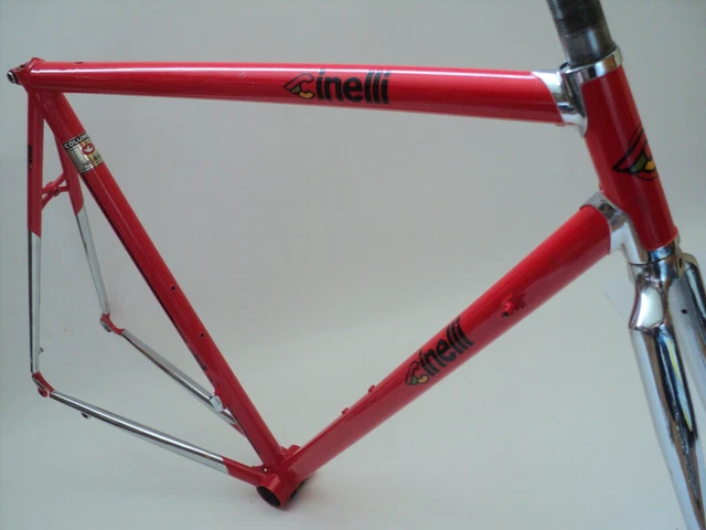 ENSEMBLE CADRE VINTAGE années 90 CINELLI Columbus NEURON cadre cadre ...