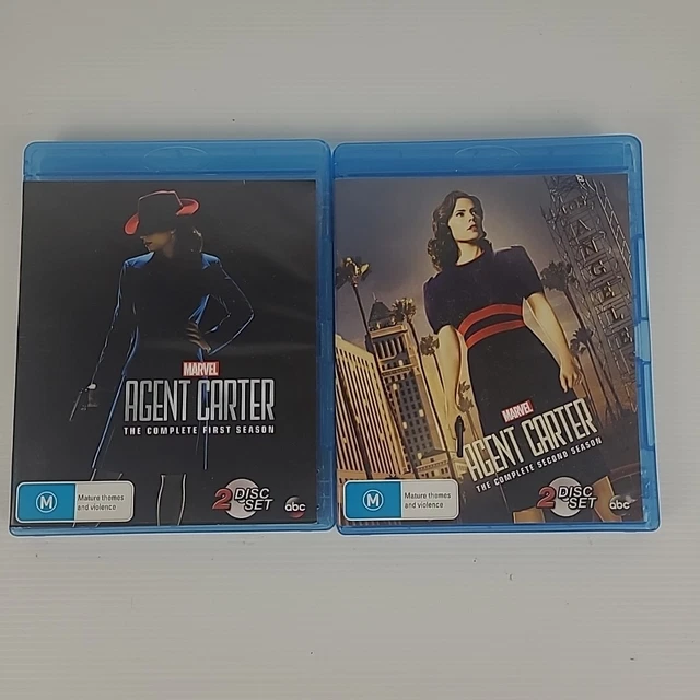 AGENT CARTER: BLU-RAY The Complete Series Season 1-2 1 2 Marvel Region ...