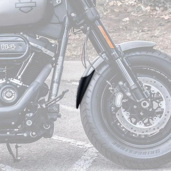 PYRAMID EXTENSION GARDE Boue Noir Mat Harley Davidson Fat Bob 107 18 ...