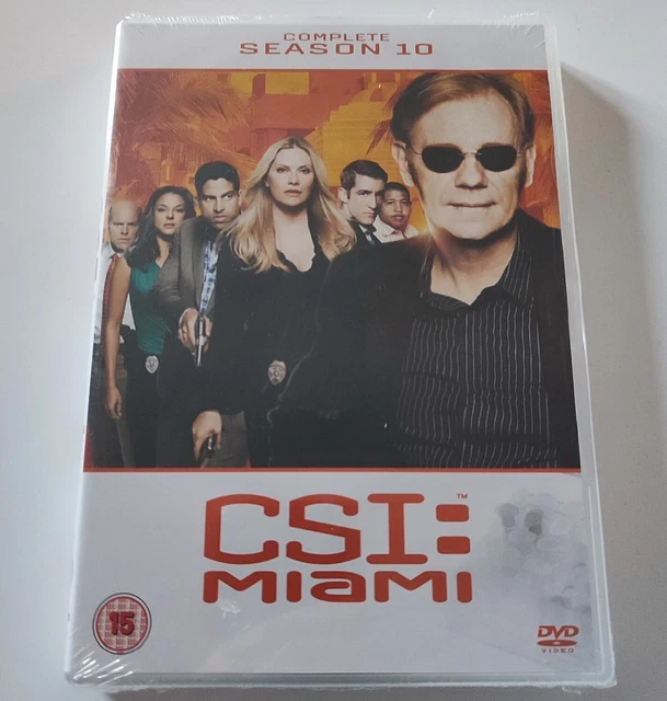 CSI MIAMI COMPLETE Season 10 DVD 5 Disc Box Set NEW Series Ten ...