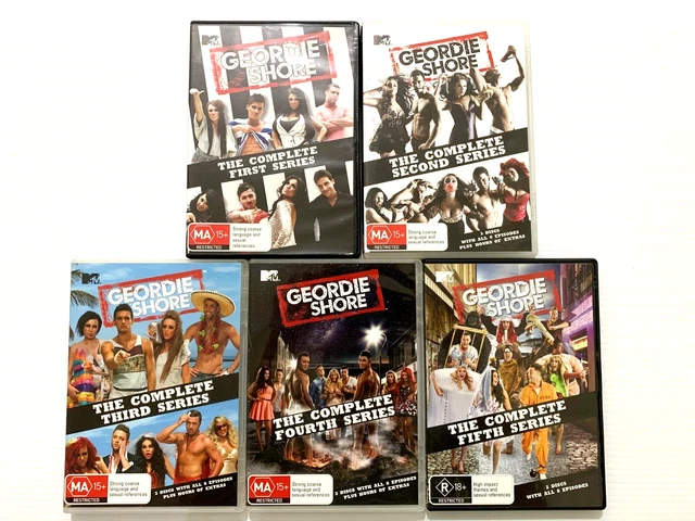 GEORDIE SHORE DVD Season 1 2 3 4 5 PAL Region 4 MTV Reality TV Drama ...