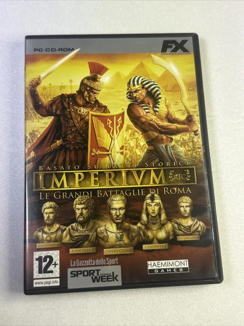 IMPERIUM LE GRANDI Battaglie Di Roma Pc Cd Rom Gioco Versione Italiana ...