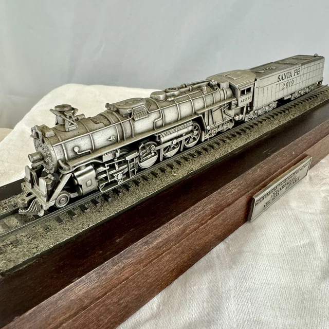 DANBURY MINT TWELVE Great American Steam Locos “Santa Fe 2919” 2900 ...