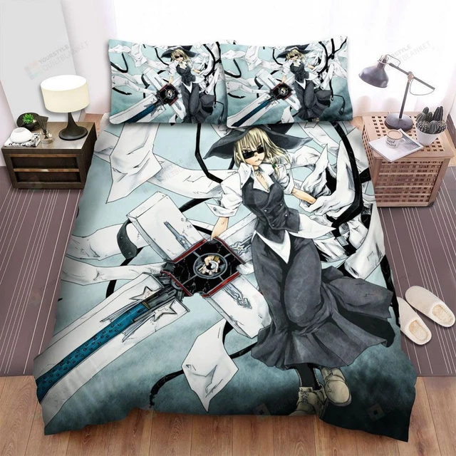TRIGUN FEMALE CHARACTERS With Weapon Quilt Duvet Cover Set Soft Kids ...