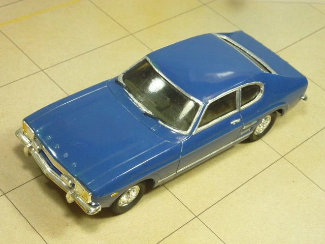 FORD CAPRI MK.1 1/24 plastic kit/model built & finished for display £6. ...