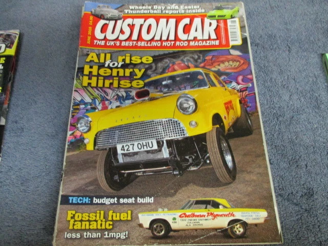 CUSTOM CAR MAGAZINE,JUNE 2010,Ford.v8,hotrods,capri,escort,corvette,pop ...