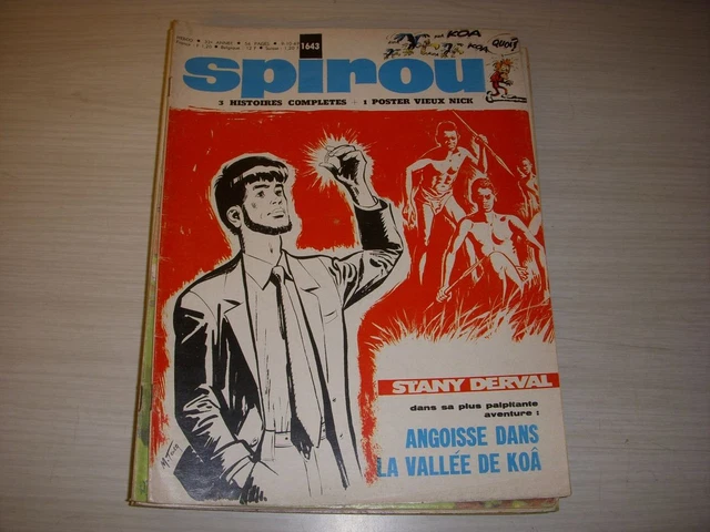 SPIROU 1643 09.10.1969 Stany Derval Decouverte Usa Lagaffe Bretecher Tillieux EUR 7,20 - PicClick FR