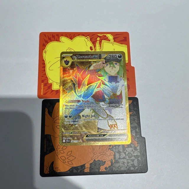 POKEMON TCG JOURNEY Together N's Zoroark ex Gold Hyper Rare 189/159 £28 ...