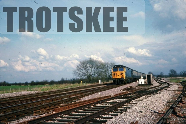 35MM SLIDE BR British Railways Diesel Loco Class 50 50034 Wantage 1978 ...