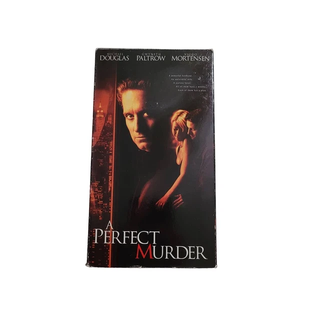 A PERFECT MURDER VHS VCR Video Tape Movie Michael Douglas Gwyneth ...