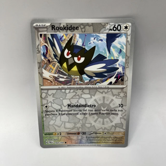 PAPIER POKEMON ROOKIDEE Commune Reverse (It) 164-193 Kites À Paldea EUR ...