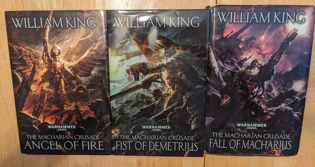 THE MACHARIAN CRUSADE Trilogy Hardcover-Angel of Fire/Fist of Demetrius/Fall of EUR 101,96 ...