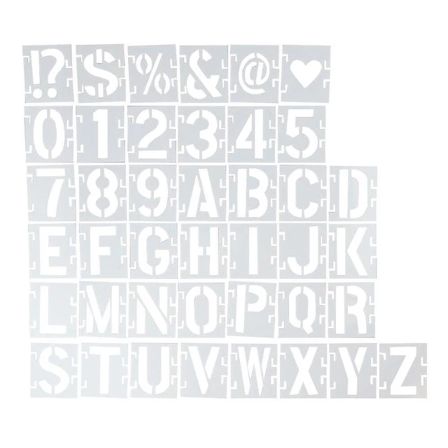 NUMBERS STENCILS FOR Painting 2/3/4/5inch Numbers Templates DIY craft £ ...