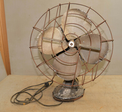 VINTAGE HUNTER ZEPHAIR oscillating electric fan No 265 type C-16 ...