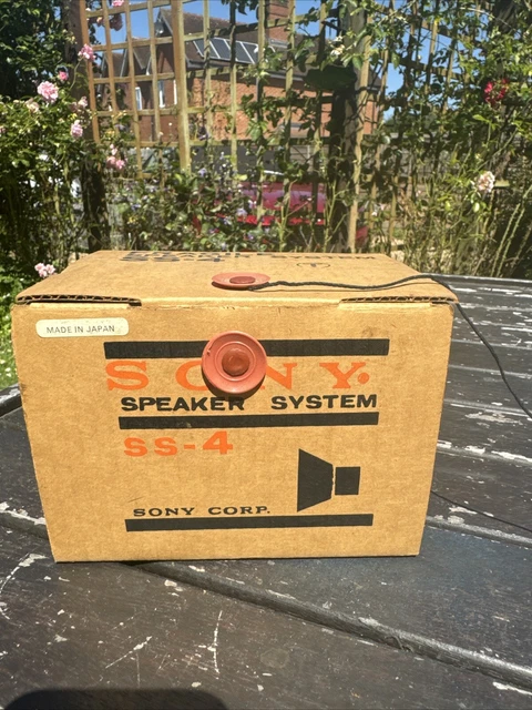 VINTAGE SONY SPEAKER system ss-4 £10.00 - PicClick UK