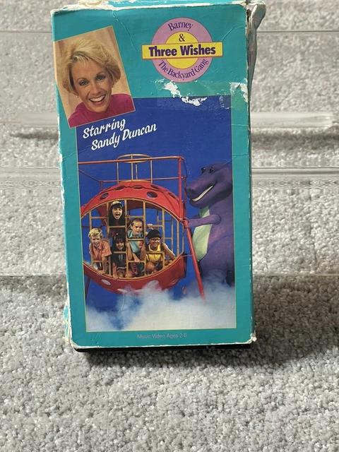 BARNEY & THE Backyard Gang Three Wishes Starring Sandy Duncan VHS Tape ...