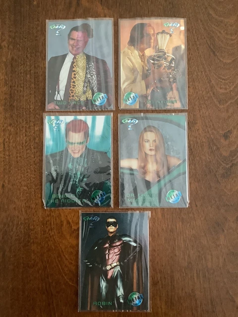 1995 BATMAN FOREVER Metal Movie Preview Chase 5 Cards EUR 8,28 ...
