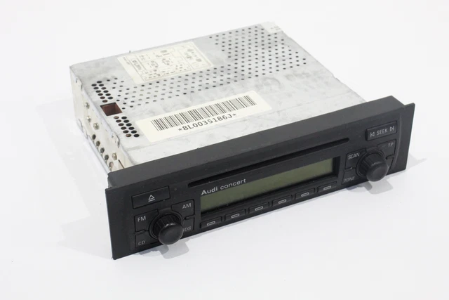 AUDI A3 8L Concert CD Head Unit Radio Stereo NO CODE SUPPLIED 8L0035186J £79.99 - PicClick UK