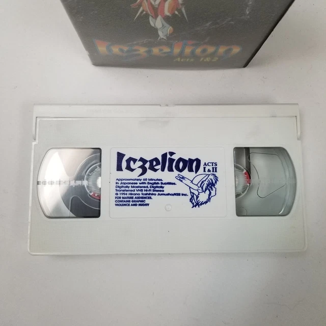 1994 ICZELION ACT 1 & 2 VHS Clamshell English Subtitles Japanese Anime ...