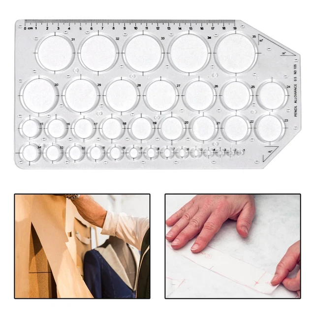 ARCHITECTURAL TEMPLATE DRAFTING Tool Drawing Geometry Draft Ruler for ...