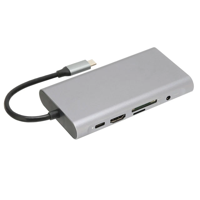 DOCKING HUB 10 In 1 TypeC To HighDefinition Multimedia Interface USB PD ...