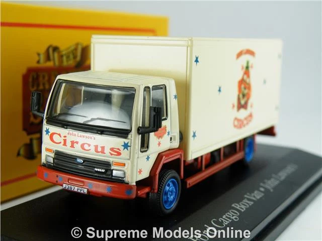FORD CARGO MODEL Truck John Lawson's Circus 1:76 Oxford Greatest Fair ...