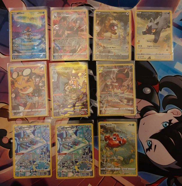 CARTES POKÉMON LOT De 10 Ultras Rares Full Art GG Et TG Épée Et ...