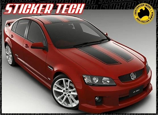 BODY STRIPE DECAL Vinyl Sticker Kit Suits Holden Ve Commodore Sandman ...