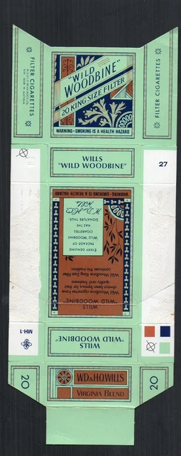 OLD EMPTY CIGARETTE packet Wills Woodbine Australia #999 £4.99 ...