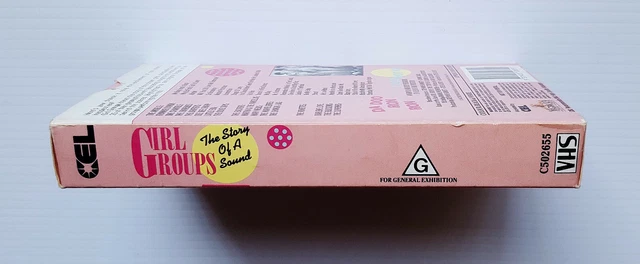 &RARE& VHS VIDEO GIRL GROUPS The Story of a Sound The Supremes, The ...