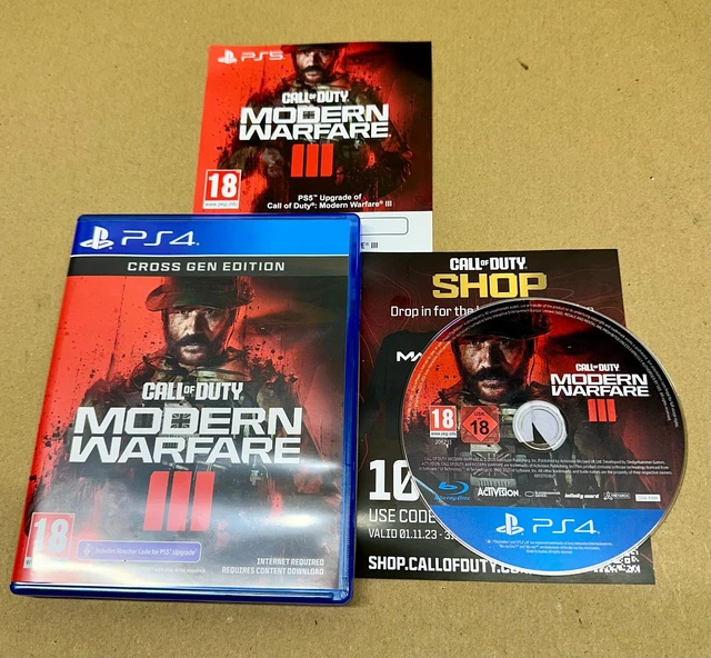 CALL OF DUTY Modern Warfare III COD MW3 PS4 - Cross Gen Edition EUR 52 ...