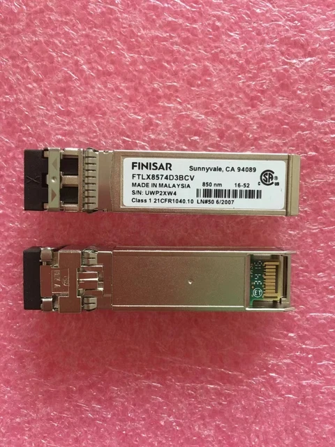 2 PIEZAS FIBRA óptica Finisar FTLX8574D3BCV 10GBASE-SR 10 GB SFP+SR LC ...