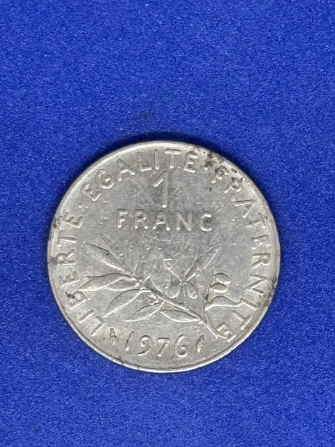 PIÈCE 1 FRANC année 1976 La semeuse France Graveur Louis-Oscar Roty EUR 1,00 - PicClick FR