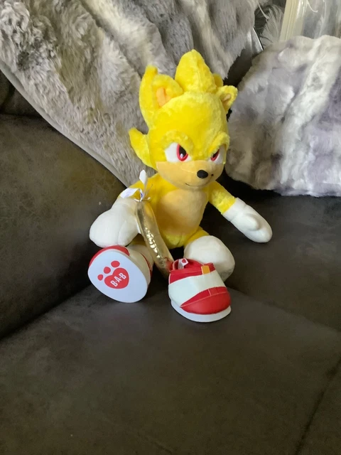 SUPER SONIC BUILD A Bear Plush Toy Sonic The Hedgehog 2 Movie With Sonic 3 Shoes £135.92 ...