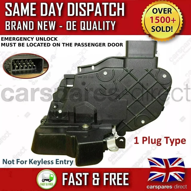 RANGE ROVER EVOQUE Front Right Driver Central Door Lock Latch Actuator ...