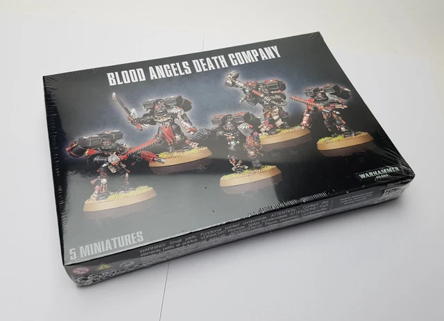 WARHAMMER 40K - BLOOD ANGELS - DEATH COMPANY - 5 Miniatures - New in ...