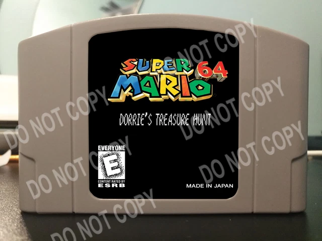 SUPER MARIO 64 Dorrie's Treasure Hunt - for play on the N64 Nintendo 64 ...