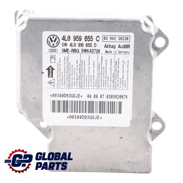 AUDI Q7 4L Air Module Control Unit ECU Impact Sensor 4L0959655C £29.95 ...