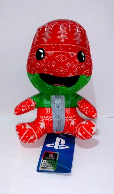 PLAYSTATION STUBBINS LBP3 Holiday Knit Christmas Sackboy Plush Soft Toy ...