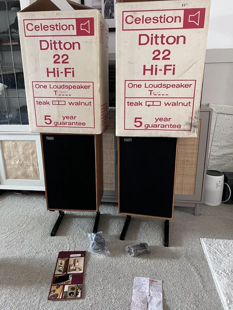2X CELESTION DITTON 22 Vintage Hi-Fi Loudspeakers – Classic British ...