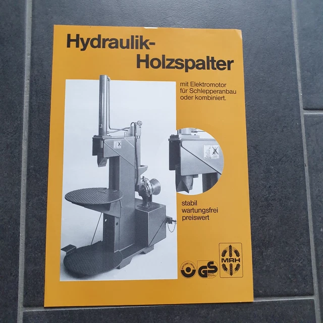 MATTHIAS RAU HYDRAULIK Holzspalter Traktor Schlepper Prospekt l EUR 1 ...