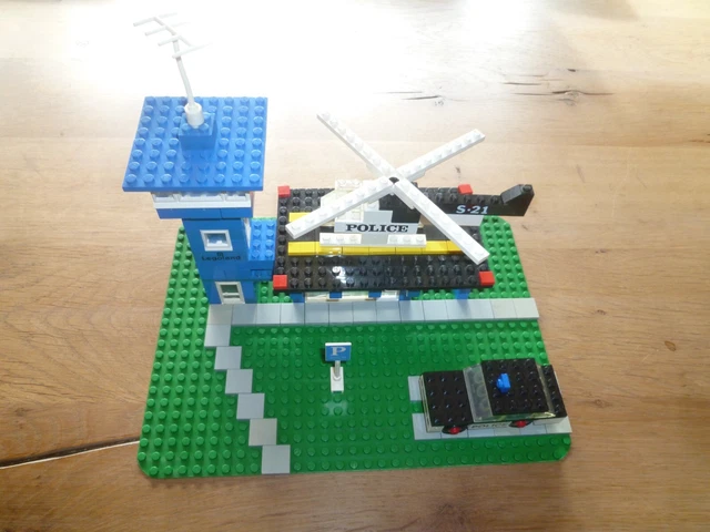 LEGO SYSTEM 354 Polizei Heli 70er 70s Police Station ohne OVP und ...