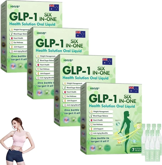 HHVB GLP-1 SIX-IN-ONE Solution Oral Liquid, 2025 New GLP-1 Oral ...